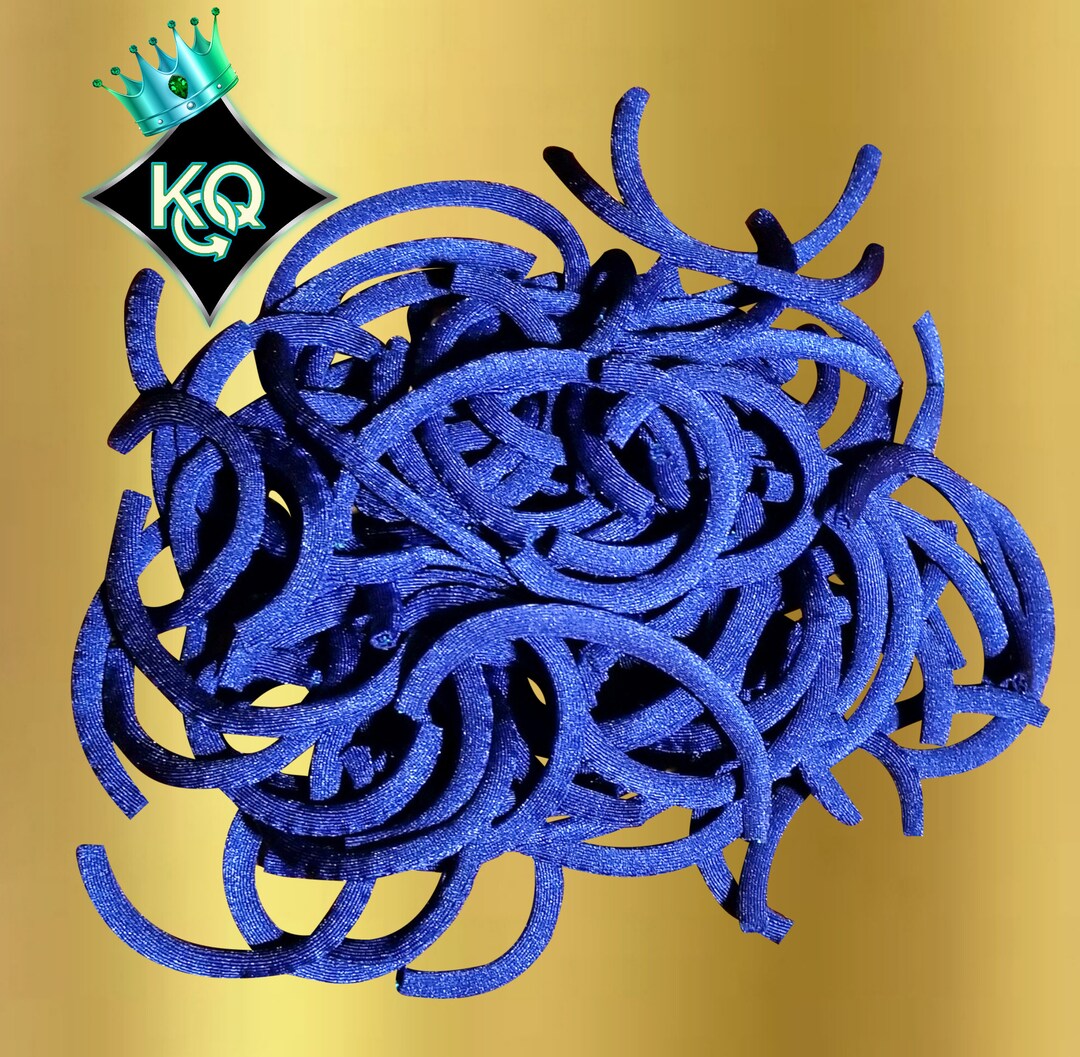 30 Braid Tubes Beads for Dreadlocks and Braids Loc Charms Dreadlock ...