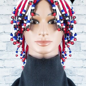 30-60 Removable Hair Wraps, Rasta Dreadloc , Loc Twist Braid Beads ...