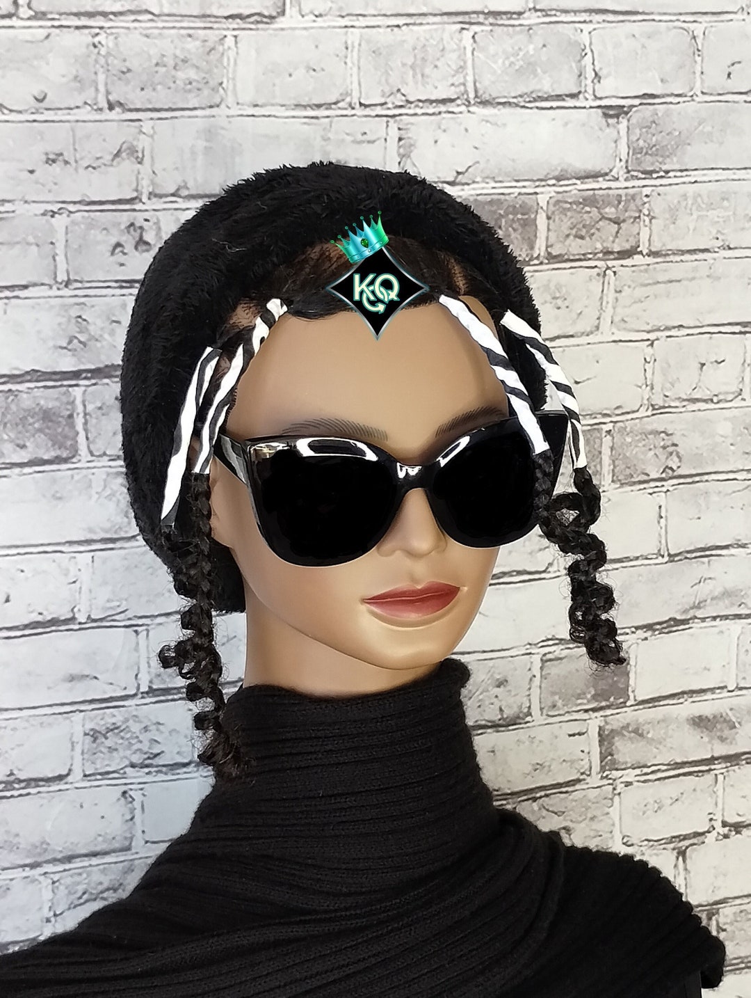 Zebra Satin Hair Locs, Loc Jewelry Black Owned, Loc Hair Wraps, Braid ...