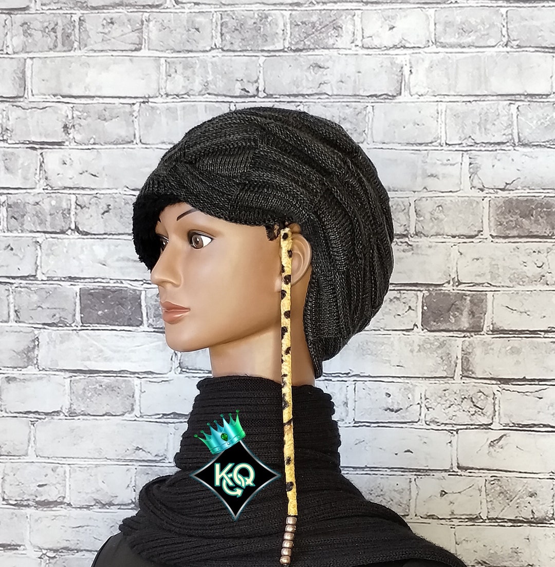 Faux Fur Hair Band - Braid Loc Twist Hair Structured Styling - Loc Cuff ...