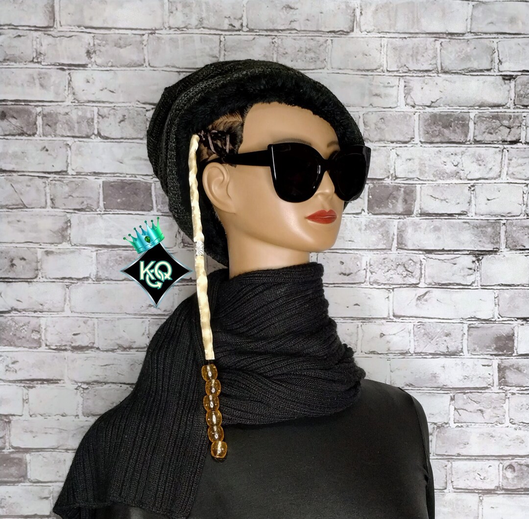 Removable Hair Wrap - Rasta Dreadloc Jewelry - Loc Twist Braid Bead ...