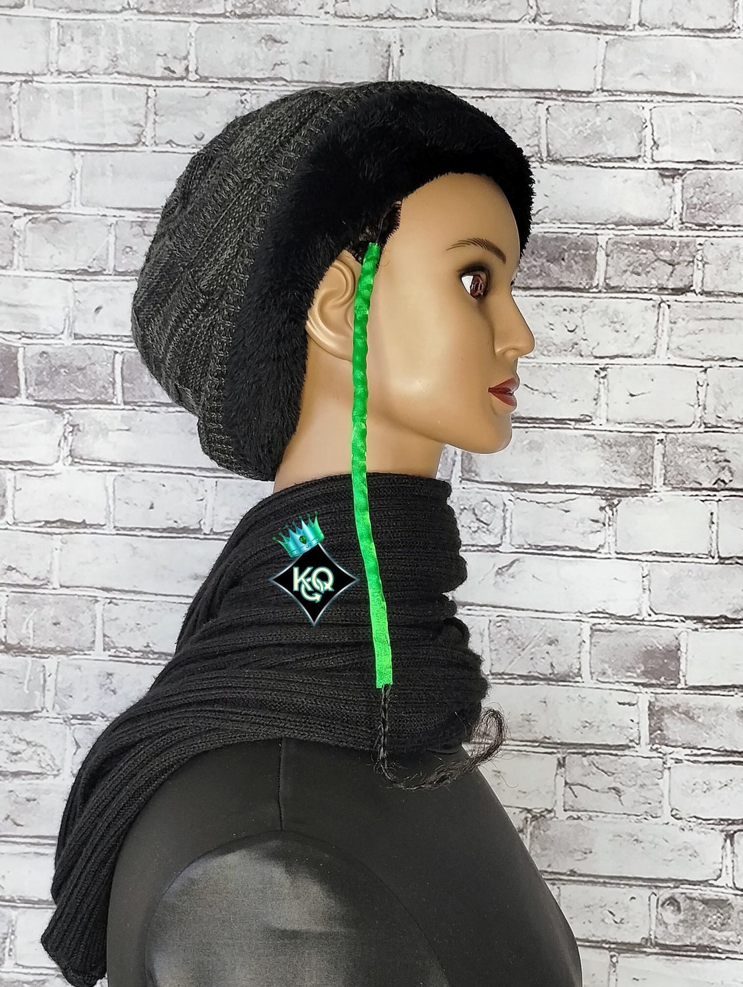 Jade Braid Tube - Bead for Dreadlocks and Braids - Loc Charm ...
