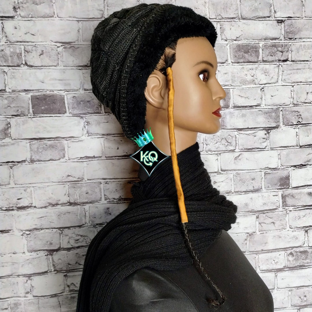 Copper Suede Hair Wrap - Braid & Loc Jewelry - Loc Hair Wrap - Loc ...