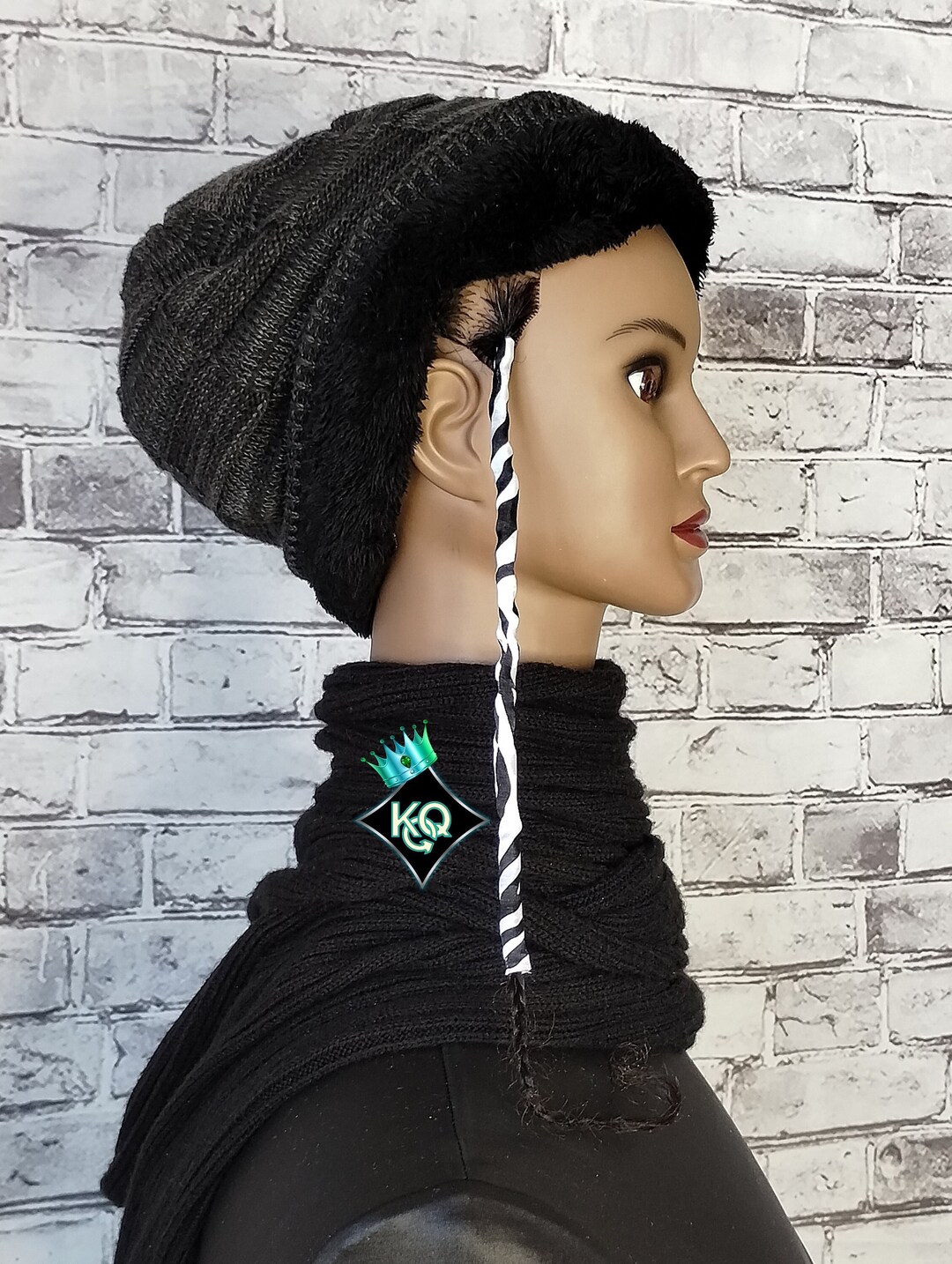 Zebra Braid Tube - Bead for Dreadlocks and Braids - Loc Charm ...