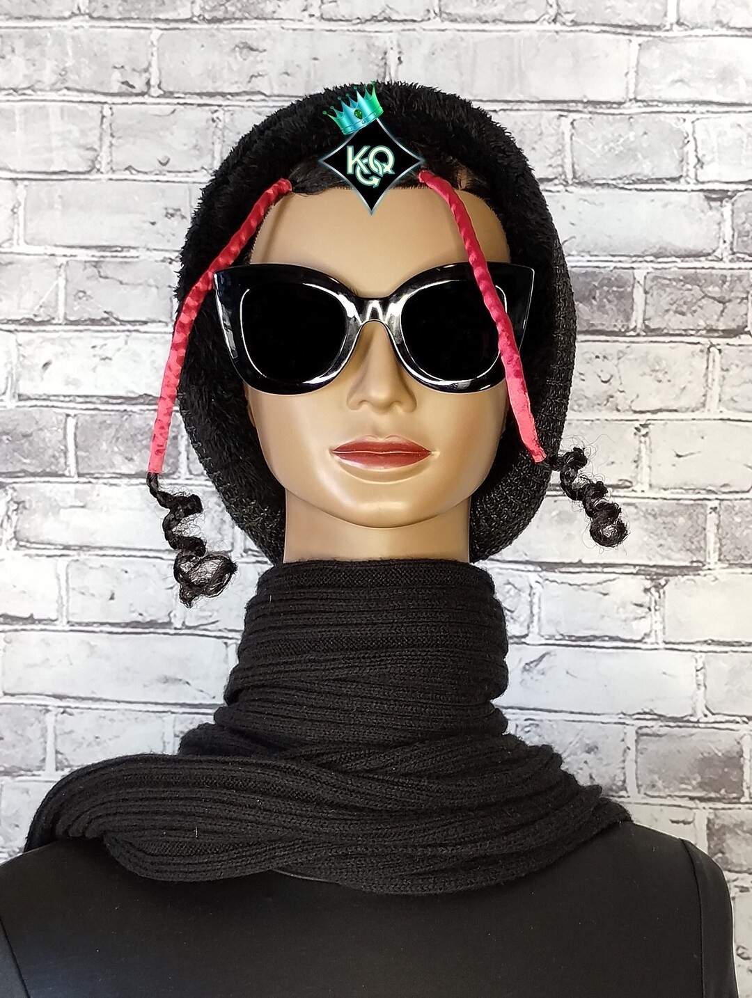 Merlot Satin Hair Locs - Loc Jewelry Black Owned - Loc Hair Wraps ...