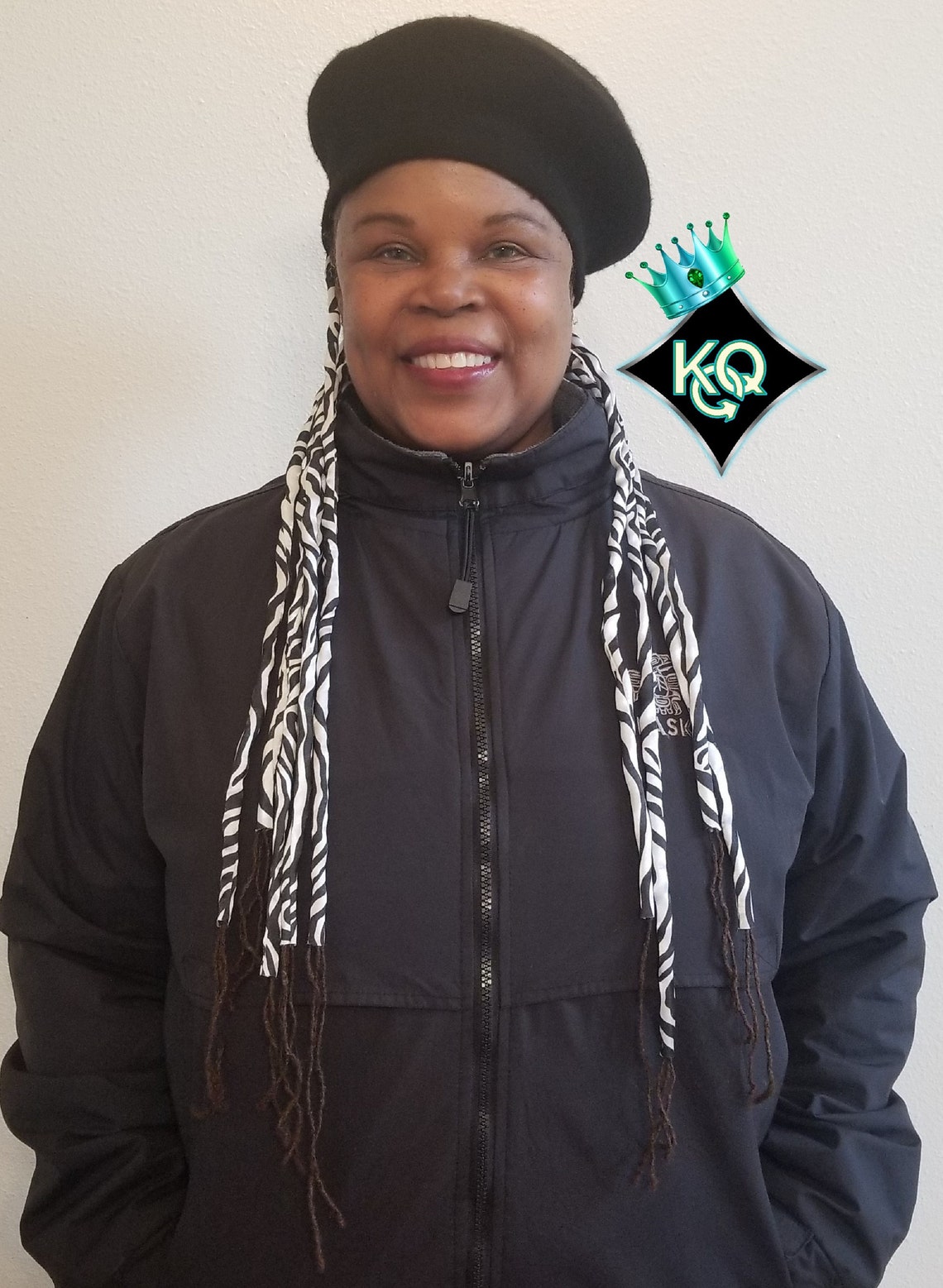 Loc Twist Braid Beads – Dreadwrap - Dreadlock Cuff - Fabric Hair Braid ...