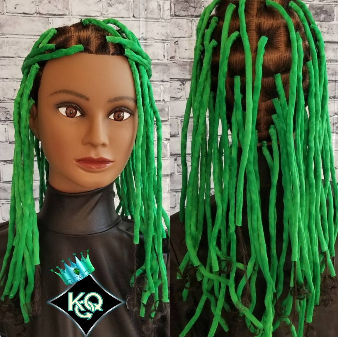 30 Satin Hair Locs - Braid Jewelry Black Owned - Loc Hair Wrap - Braid ...