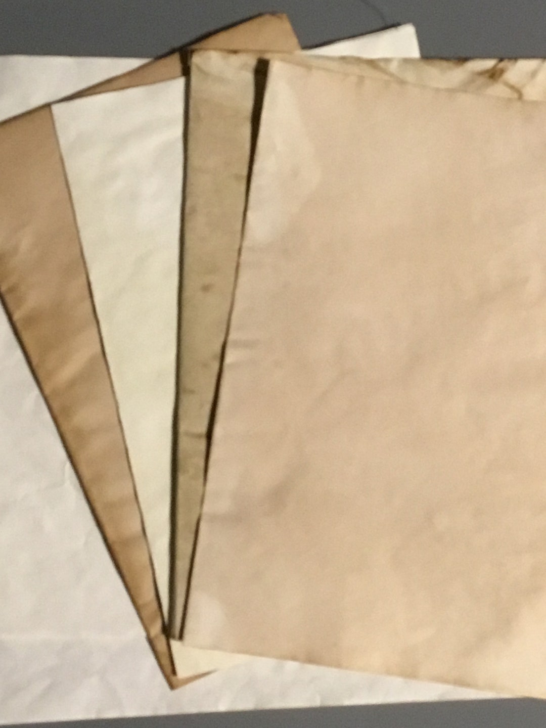 Coffee/tea Dyed Papers/junk Journal Papers/collage/happy Mail/ - Etsy