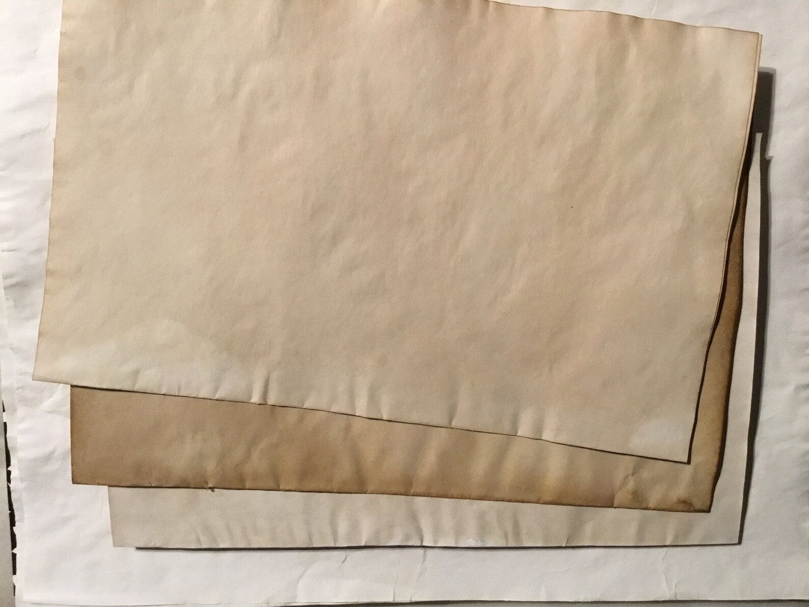 Coffee/tea Dyed Papers/junk Journal Papers/collage/happy Mail/ Old ...