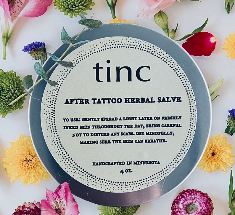 After Tattoo Herbal Salve - Etsy