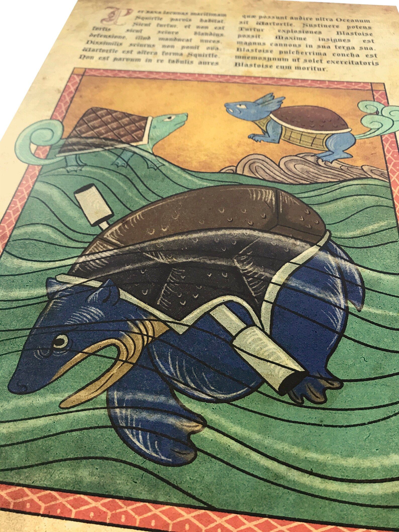 Medieval Pokemon Print 11x17 Squirtle Wartortle & - Etsy