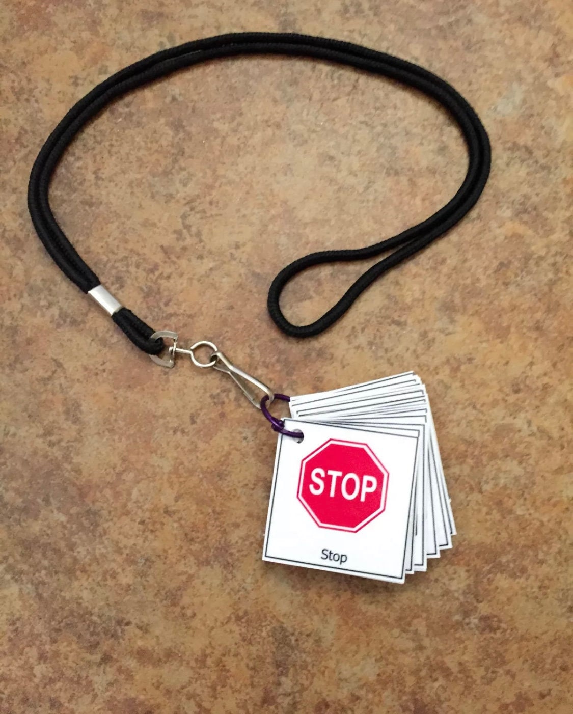 Lanyard Pecs Picture Communication Visual Symbols | Etsy