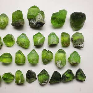 Peridot Crystal 642 Carat 35 Pieces Lot - Etsy