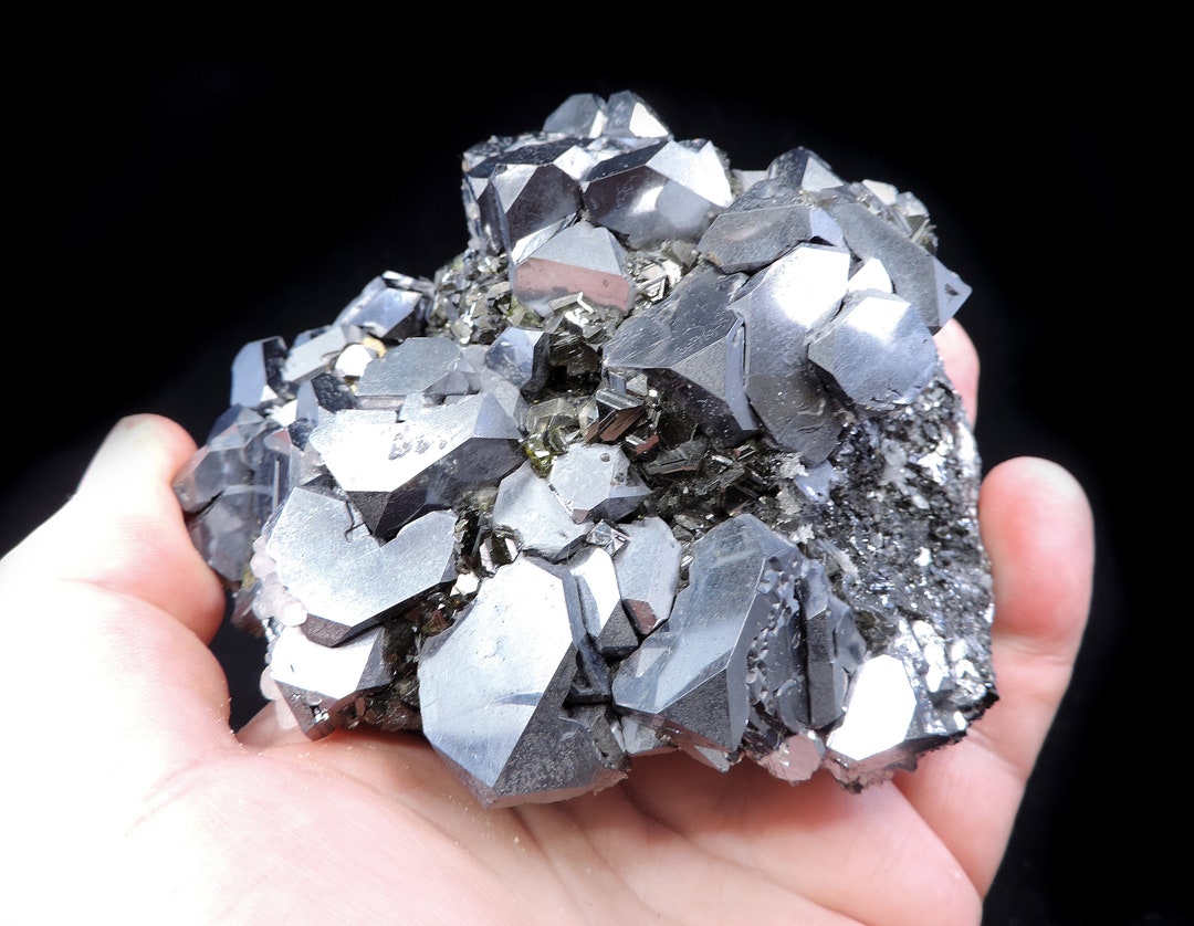 Very Showy Large Cabinet Size Block of Lustrous Well-formed Galena ...