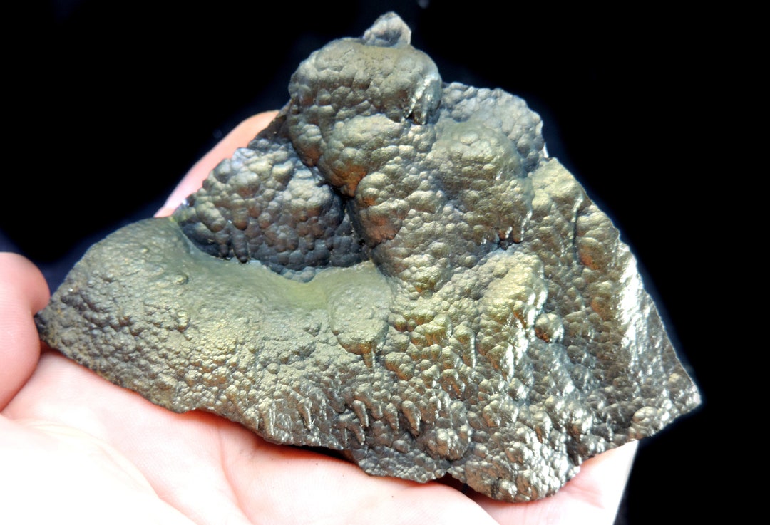 Cabinet Size 'golden Hematite' Specimen Showing Sculptural Botryoidal ...