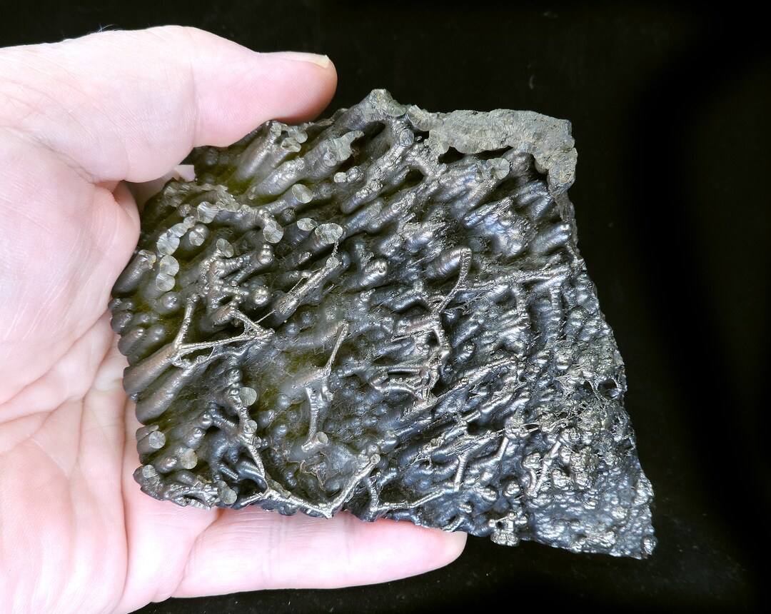 Very Showy Cabinet Sized 'golden Hematite' Specimen Showing Sculptural ...
