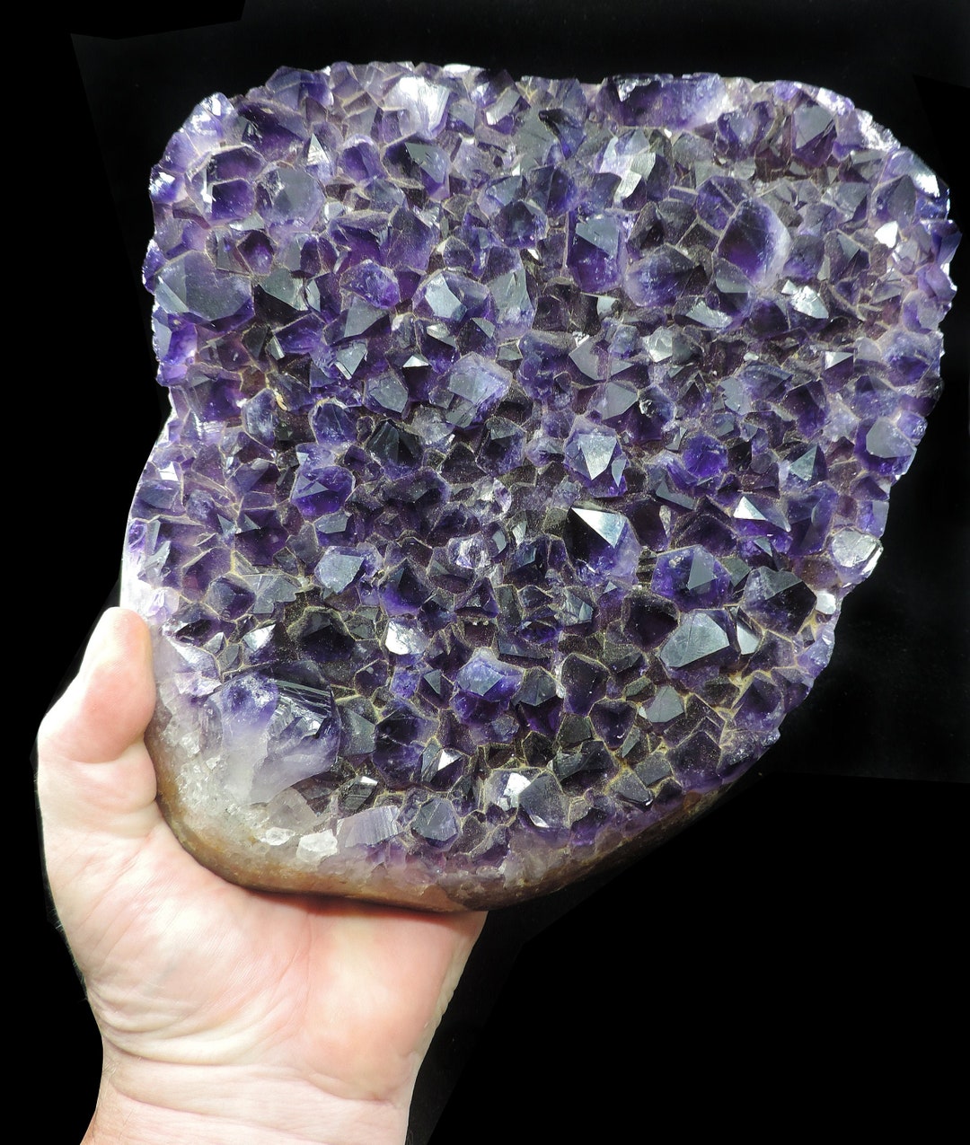 Extra Large Cabinet Sized AAA Quality Purple Amethyst Slab 32 Cm Tall ...