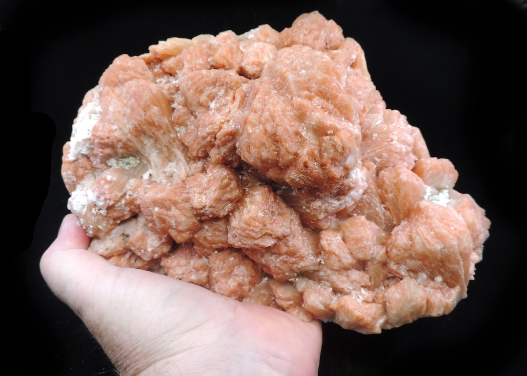 Amazing Super Size Block Featuring Aggregates of Red Stilbite Crystals ...