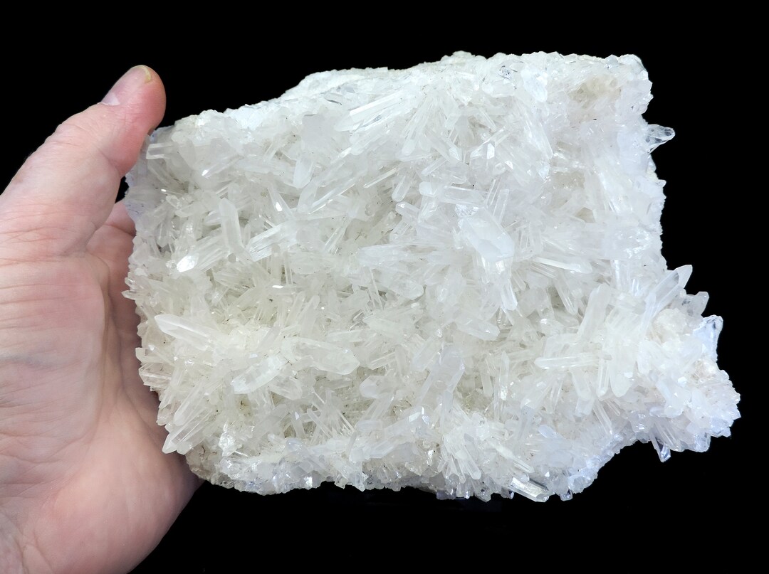 Extra Large Cabinet Sized Cluster of Water Clear Terminated Quartz ...