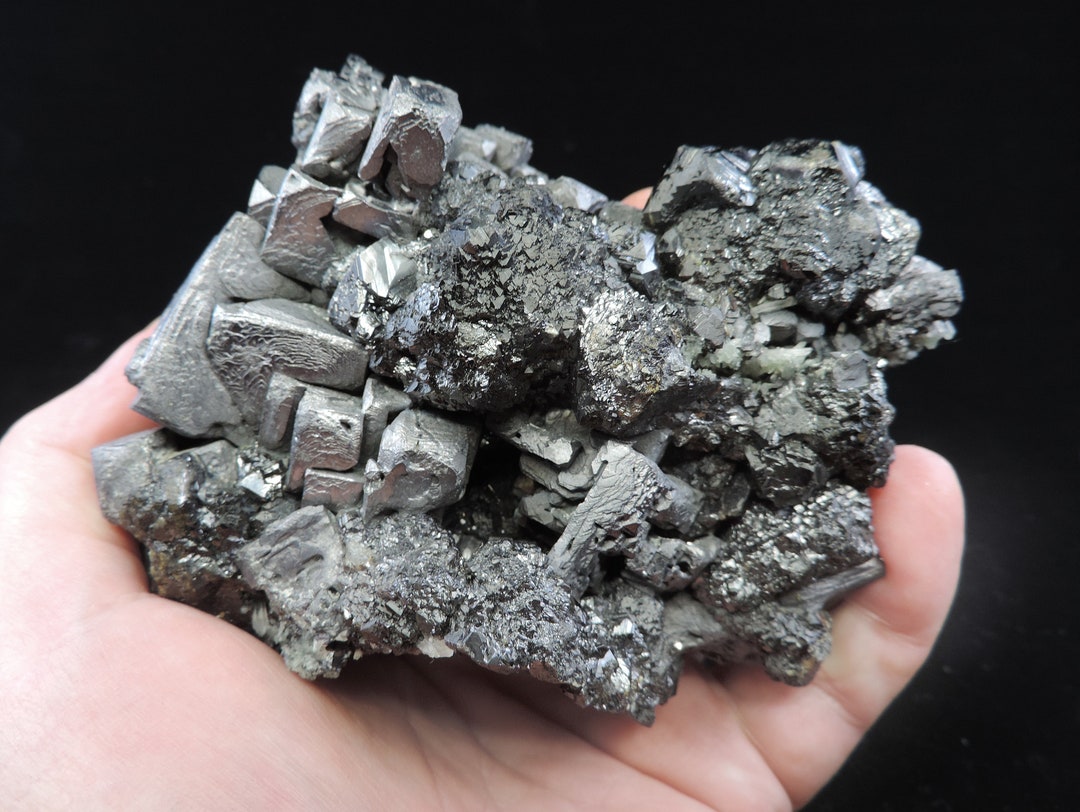 Striking Large Cabinet Sized Specimen Featuring Large 'melted' Cubic ...