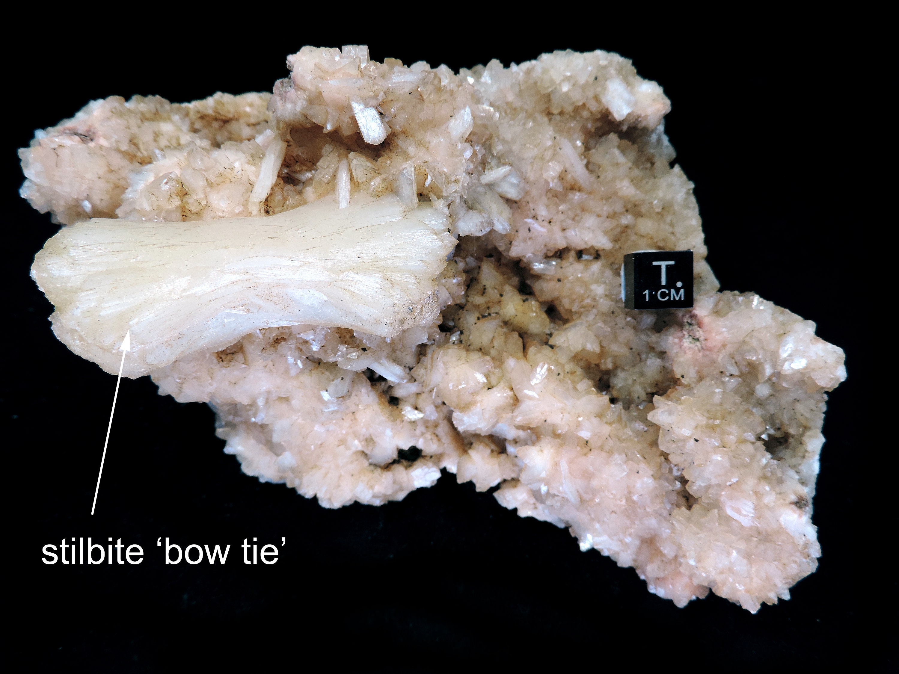 Extra Large Block Featuring a Sheaf of Pale Pink Stilbite - Etsy