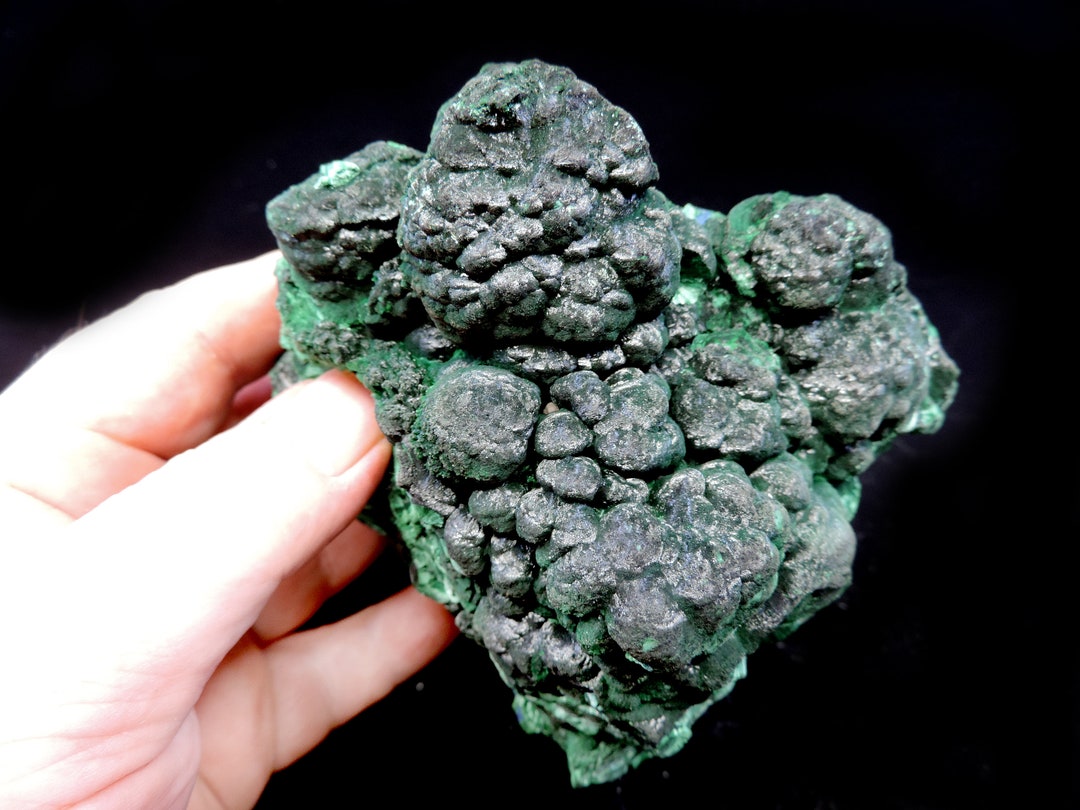 Very Showy Large Block of Fibrous Banded Green Malachite - Etsy