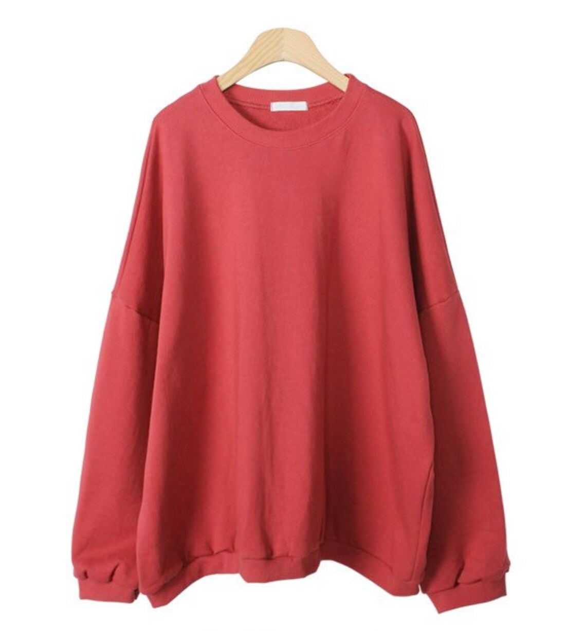 Women’s Loose Fit Solid Simple Cotton Sweatshirts for Fall and Spring ...