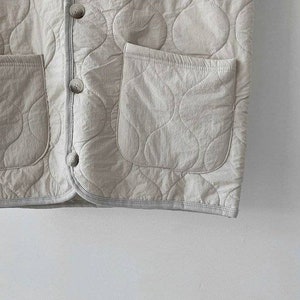 Gender-neutral Quilted Dumble Warm Vest With Big Square Pockets for ...