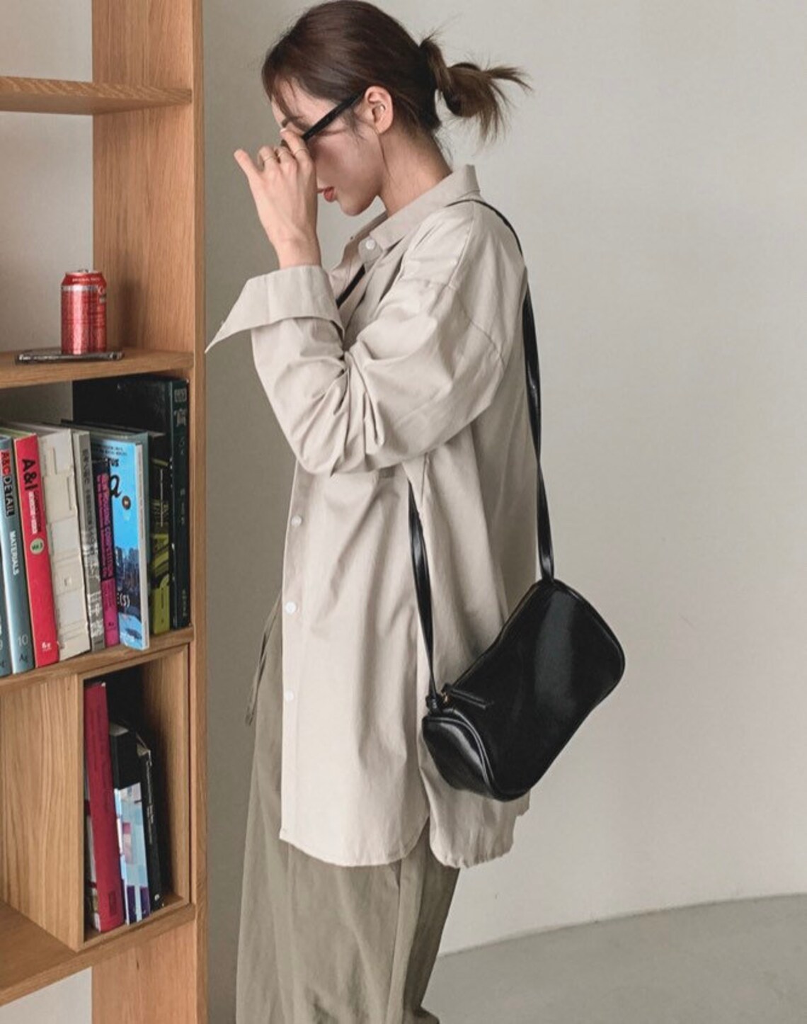 Womens Style Pocket Cotton Blouse Loose Fit Long Sleeve for - Etsy