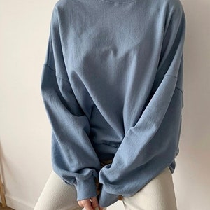 Women’s Basic Simple Solid Cotton Sweatshirts for Spring - Etsy