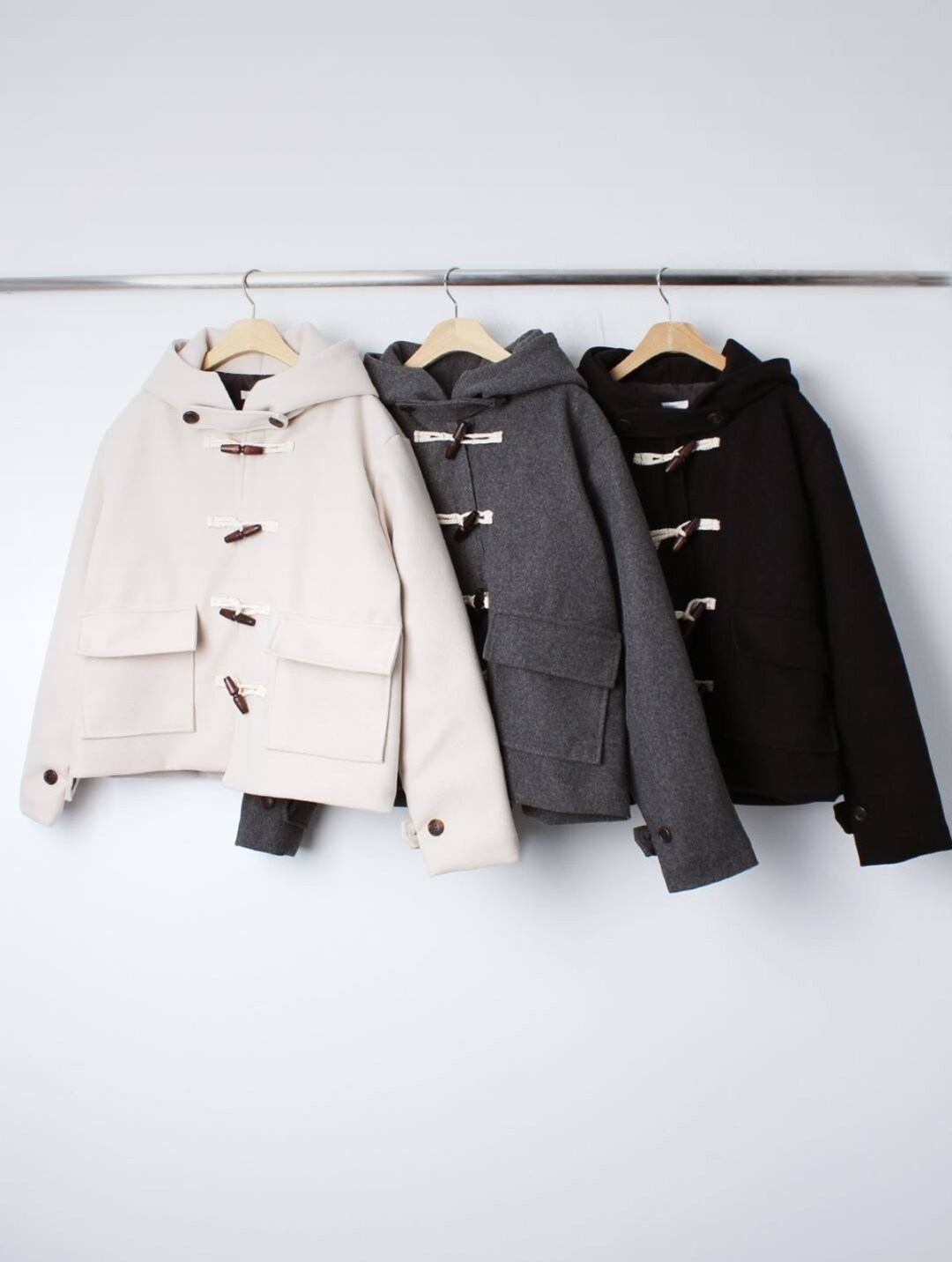 Womens Hooded Toggle Half Coat - Etsy