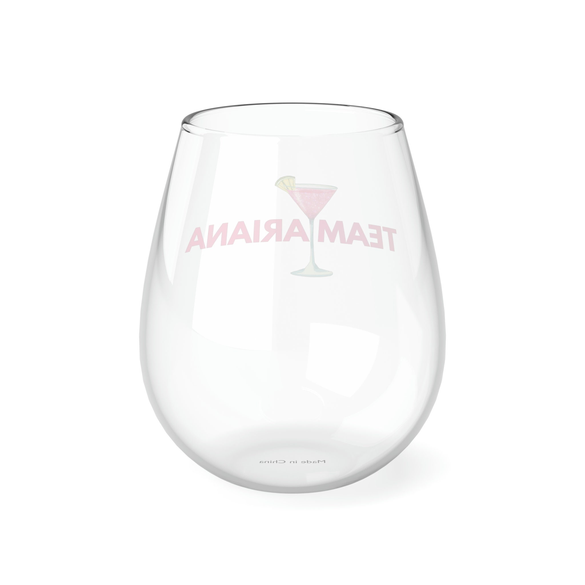 Team Ariana Stemless Wine Glass, Team Ariana VPR Gift, Bravo Wine Glass ...