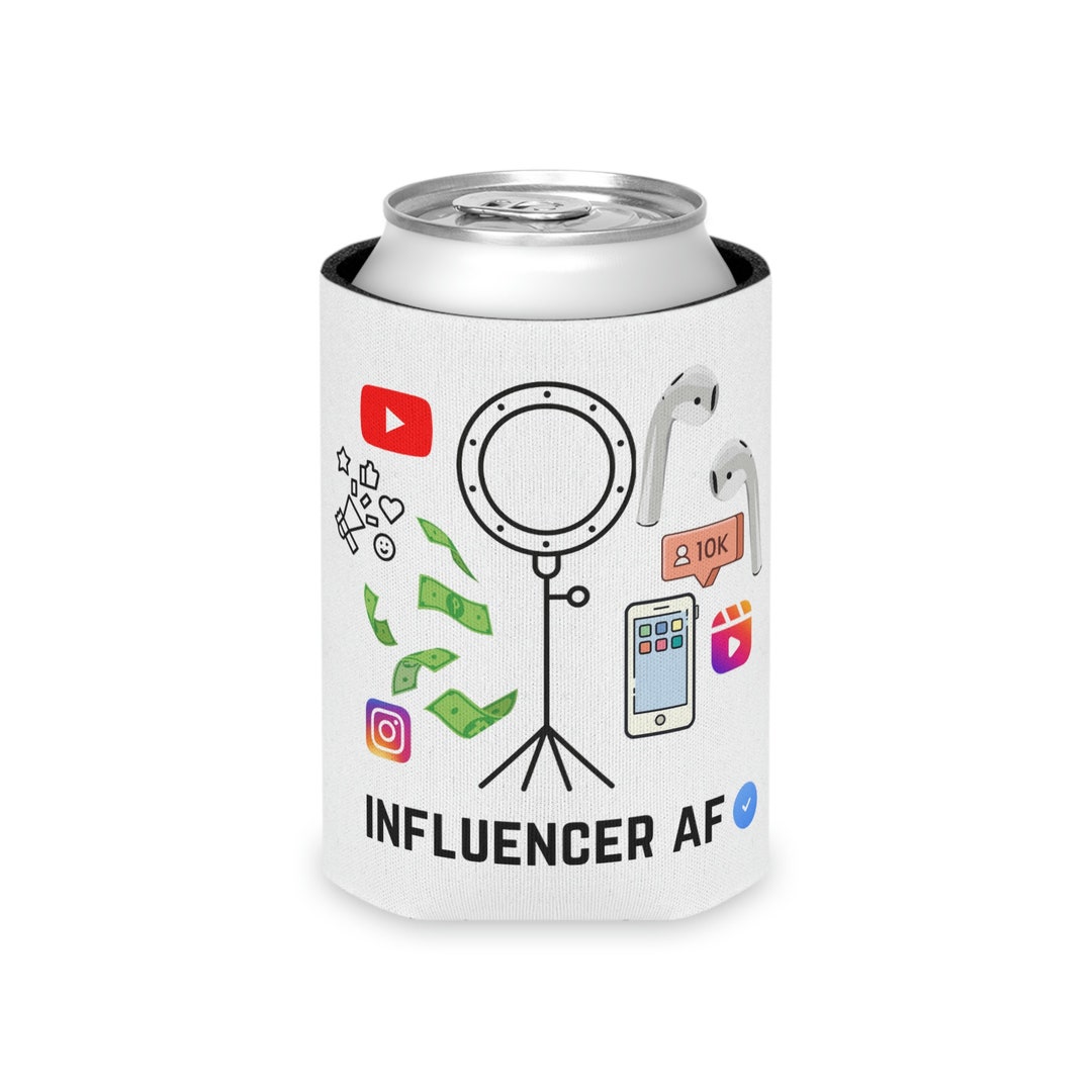 Influencer Can Cooler, Cozy Drink Beach Influencer, Social Media ...