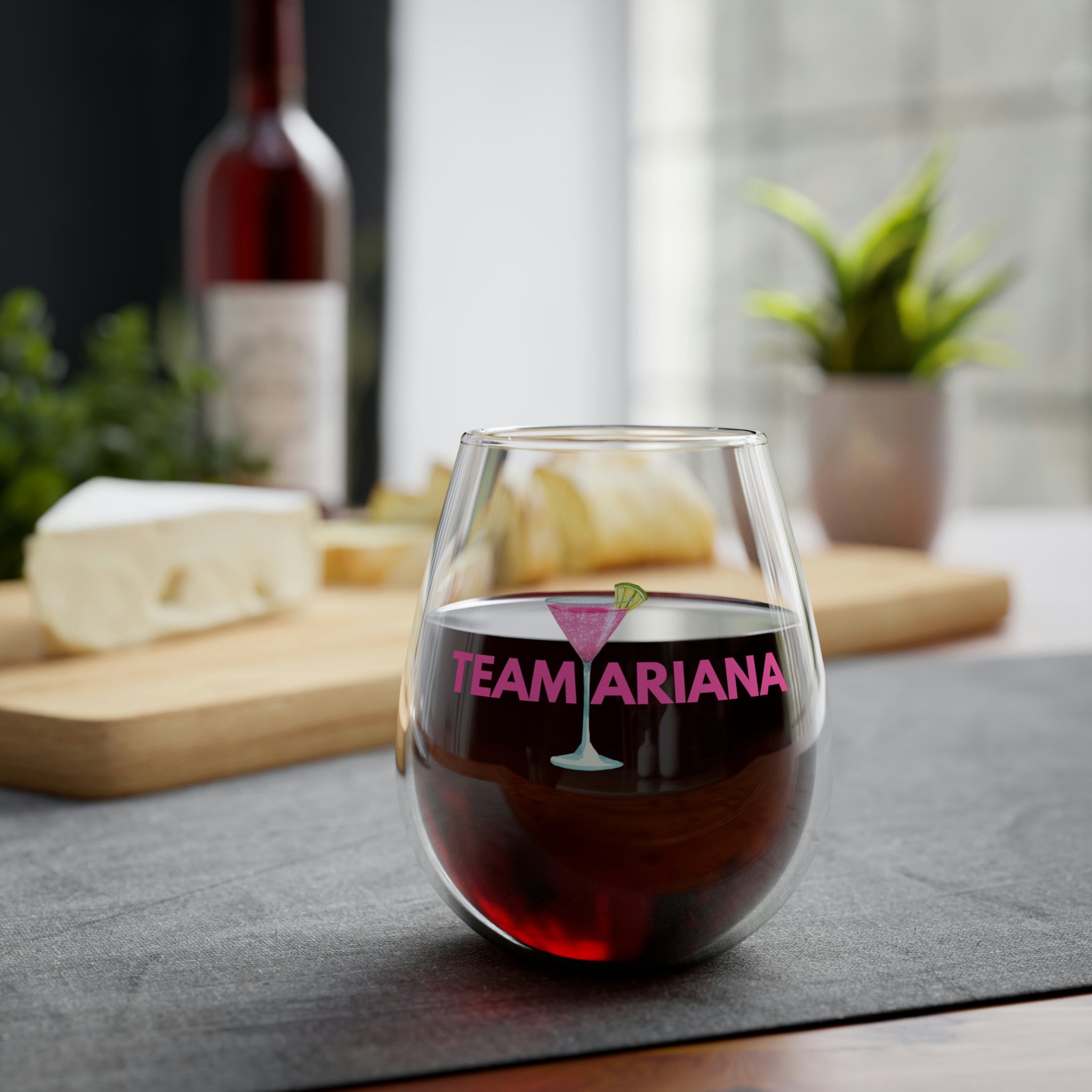 Team Ariana Stemless Wine Glass, Team Ariana VPR Gift, Bravo Wine Glass ...