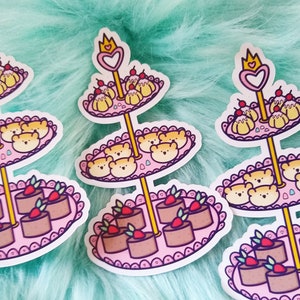 Sweet Treat Tray Die Cut Sticker Treat Sticker Cute - Etsy