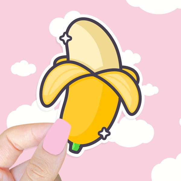 Banana Sticker - Etsy