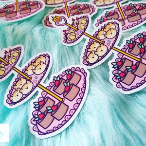 Sweet Treat Tray Die Cut Sticker Treat Sticker Cute - Etsy