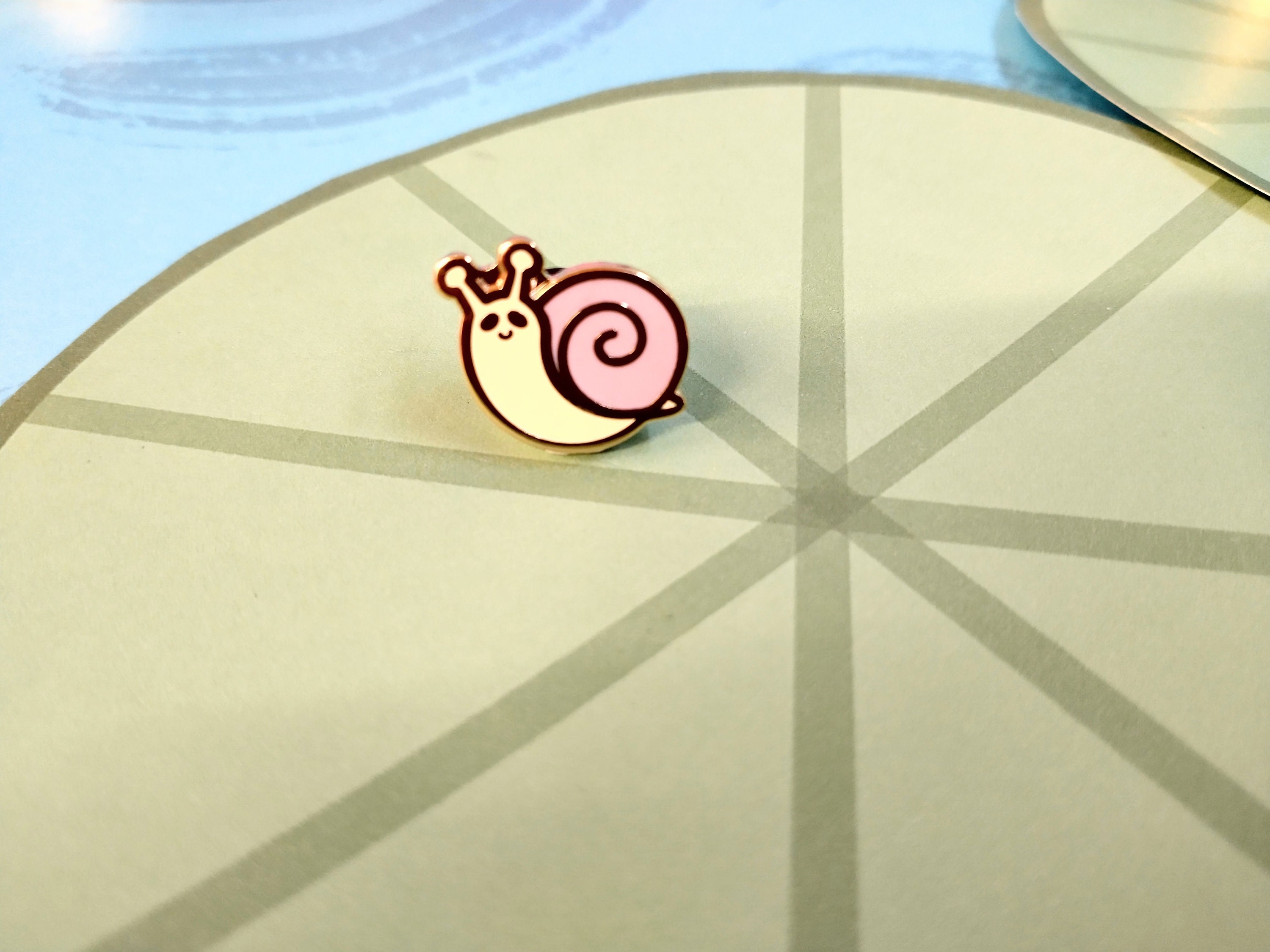 Froggy Friends Razmatazz Mini Enamel Pin Snail Pin Snail - Etsy