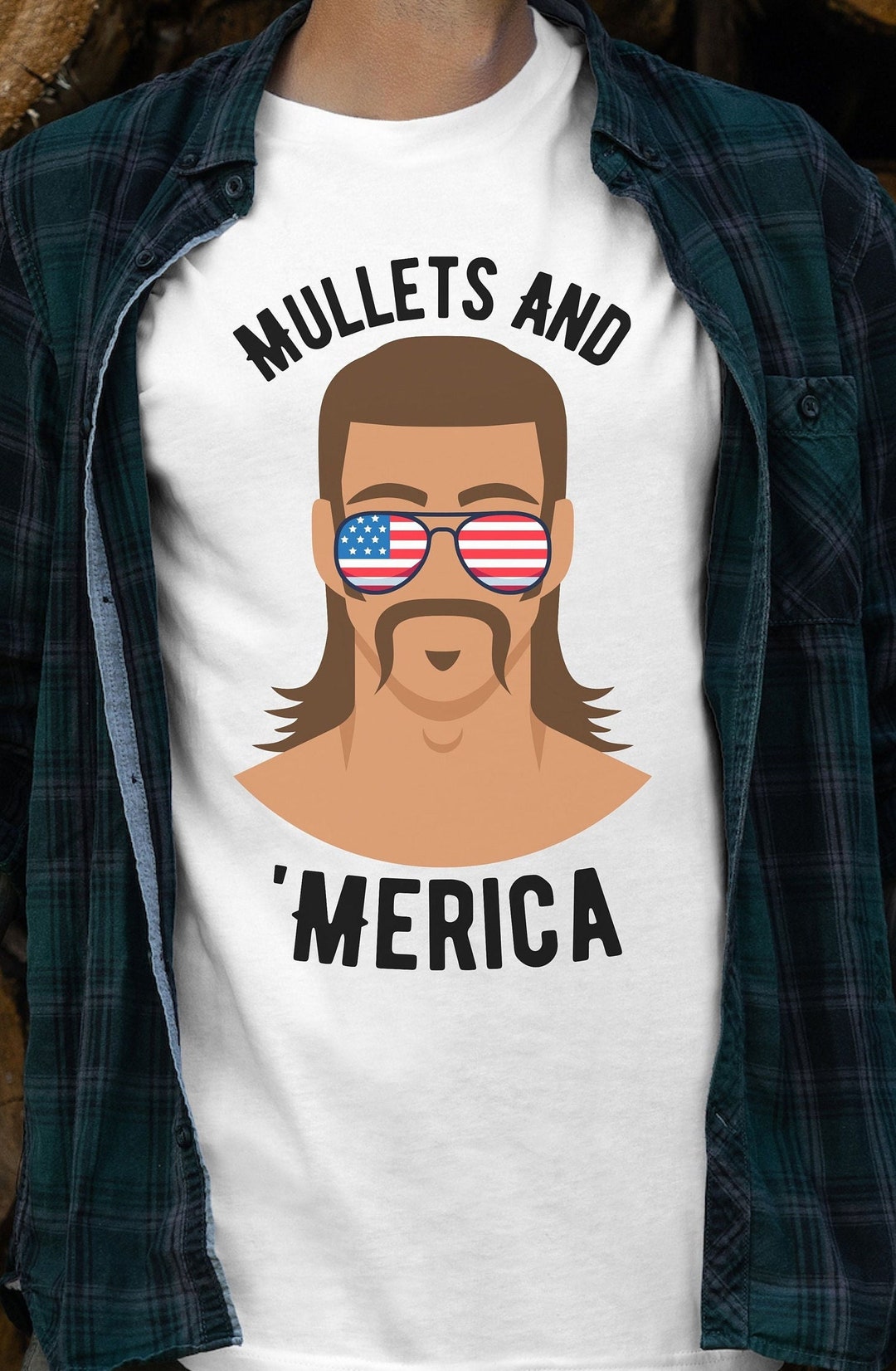 Youth Mullets and Merica Shirt Kids Mullet T-shirt 4th of - Etsy