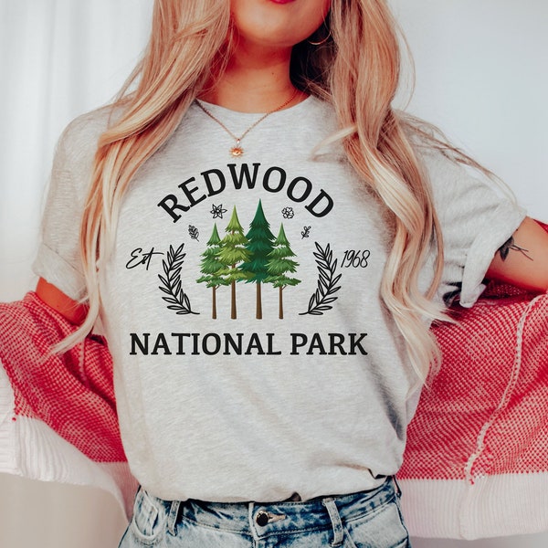 Redwood Tree Tshirt - Etsy