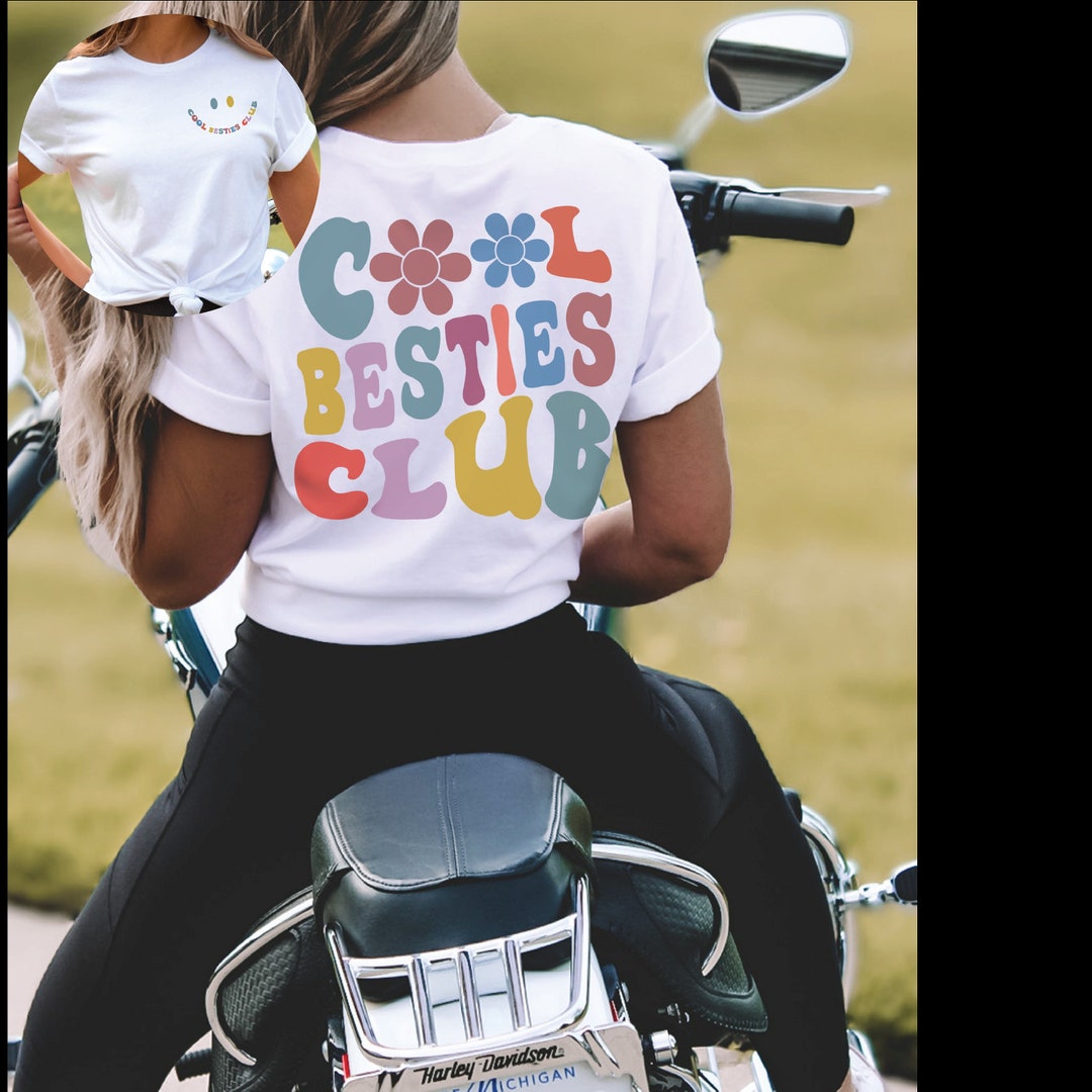 Cool Besties Club Shirt, Best Friend Shirt,friends Shirt, Bbf Shirt ...