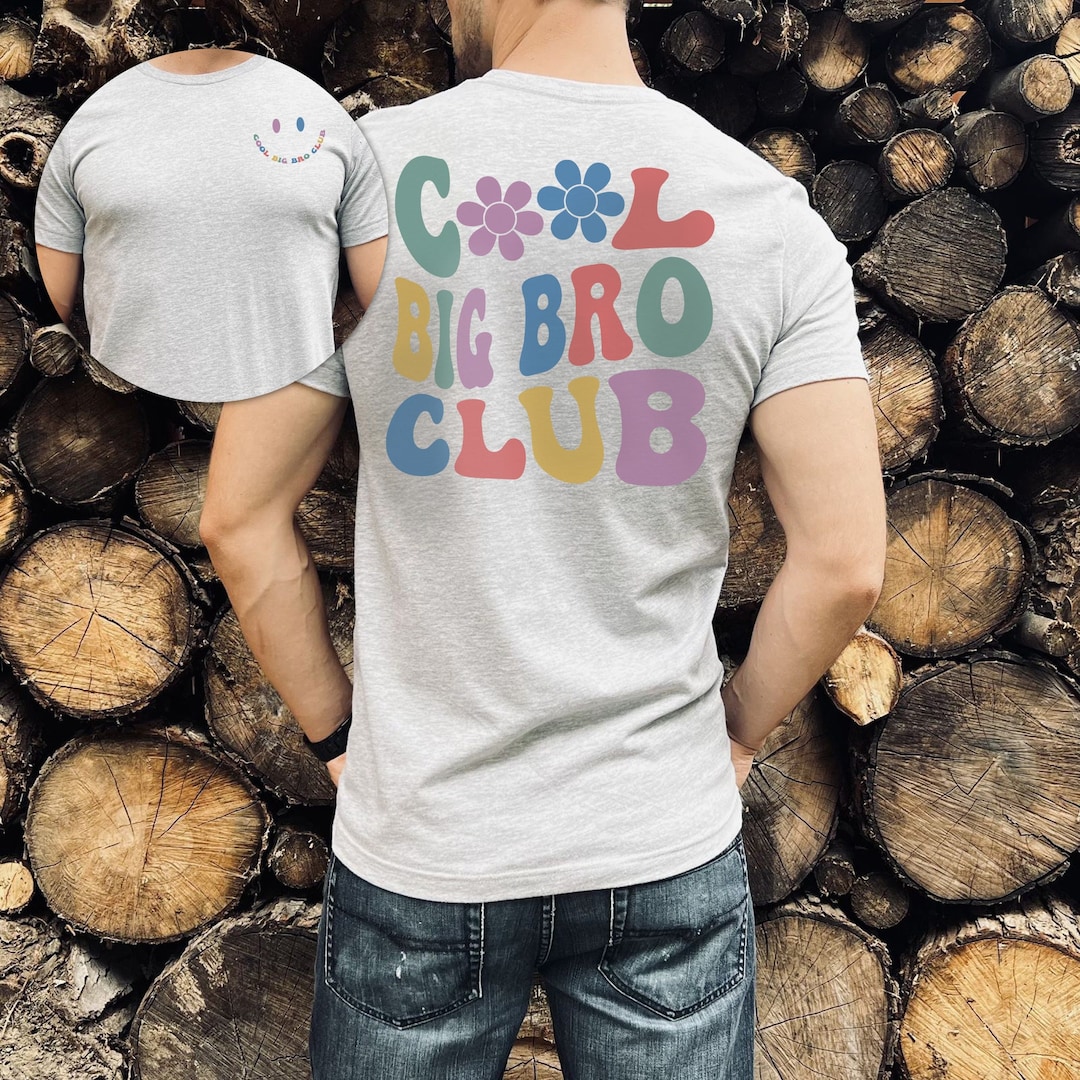 Cool Big Bro Club Shirt, Cool Big Brother Shirt, Brother Gift, Big ...