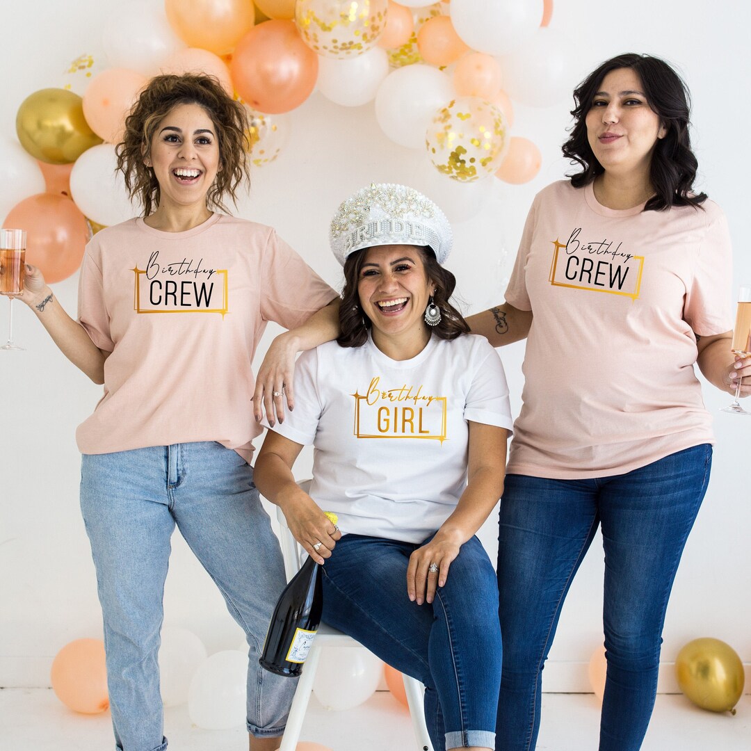 Birthday Girl Tshirt Birthday Party Shirtbirthday Girl Crew - Etsy