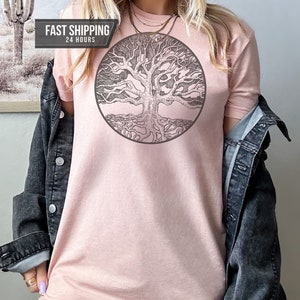Tree of Life Tshirt Tree Shirt Tree Root Shirts Adventure - Etsy