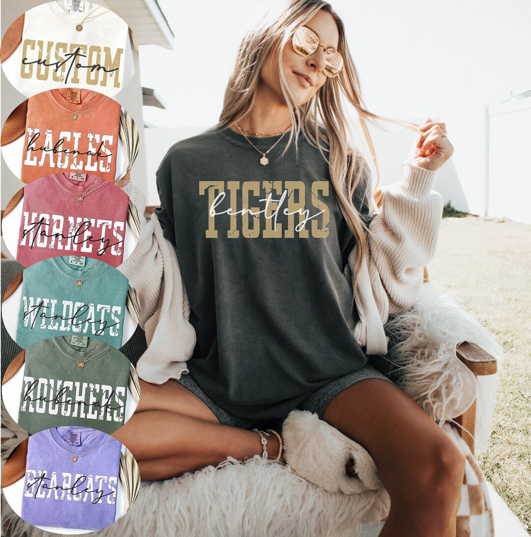 Favorite Team Shirt, Team Mascot Tshirt, School Team Comfort Colors Tee ...