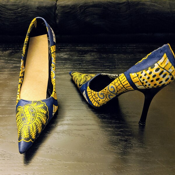 African Print Shoes - Etsy