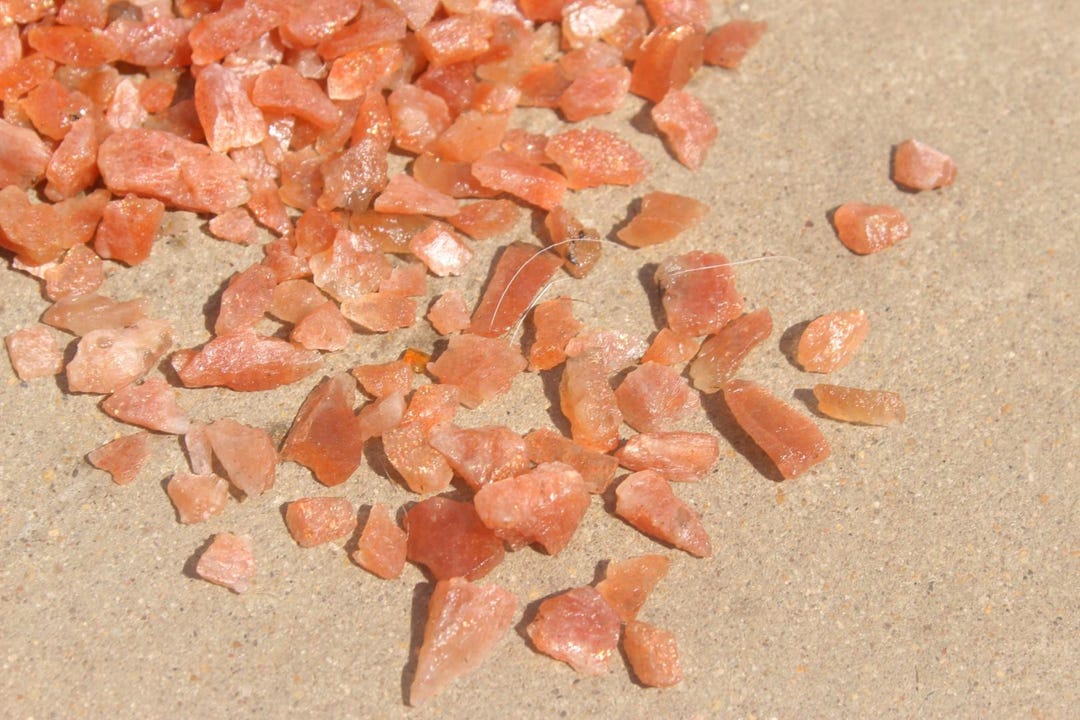 Indian Sunstone Raw Loss Rough,rough Strand,gemstone Raw Loss, Sunstone ...