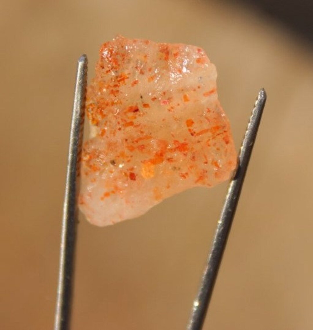 Fire African Sunstone Raw Loss Roughrough Strandgemstone Raw - Etsy