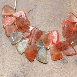 Tanzania Sunstone Faceted Sail Shape Cut Strandsunstone - Etsy