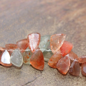 Tanzania Sunstone Faceted Sail Shape Cut Strandsunstone - Etsy